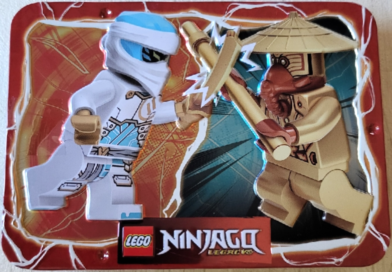 Lego Ninjago Tin #112501 Zane vs. Temple Guard metal box – deezbricks