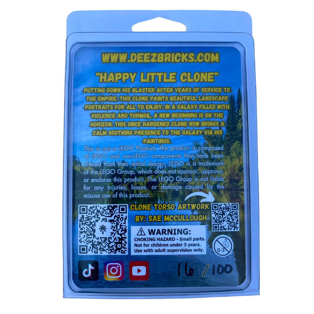 Deezbricks Custom Figure Series 1 Figure 5 "Happy Little Clone" – deezbricks