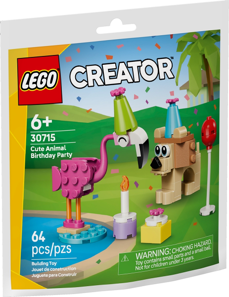 Lego Creator Paper Bag #30715 Cute Animal Birthday Party – deezbricks