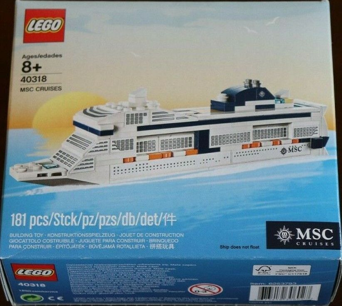 Lego #40318 MSC Cruises *box imperfections* – deezbricks