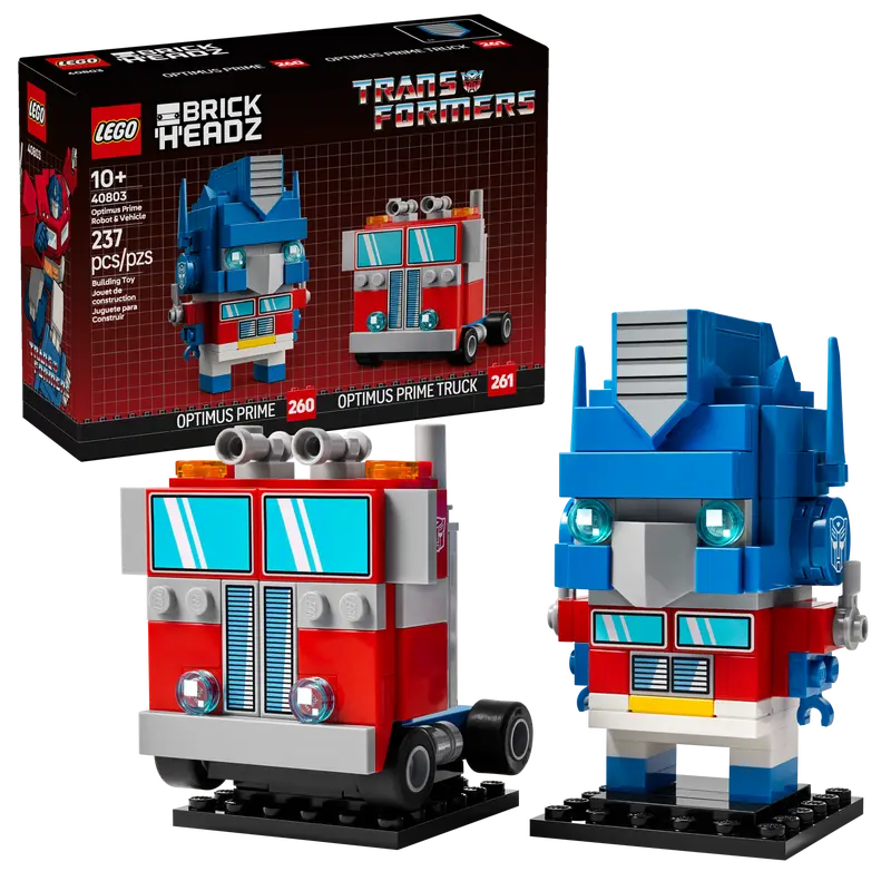 Lego Brickheadz#40803 Optimus Prime Robot & Vehicle – deezbricks