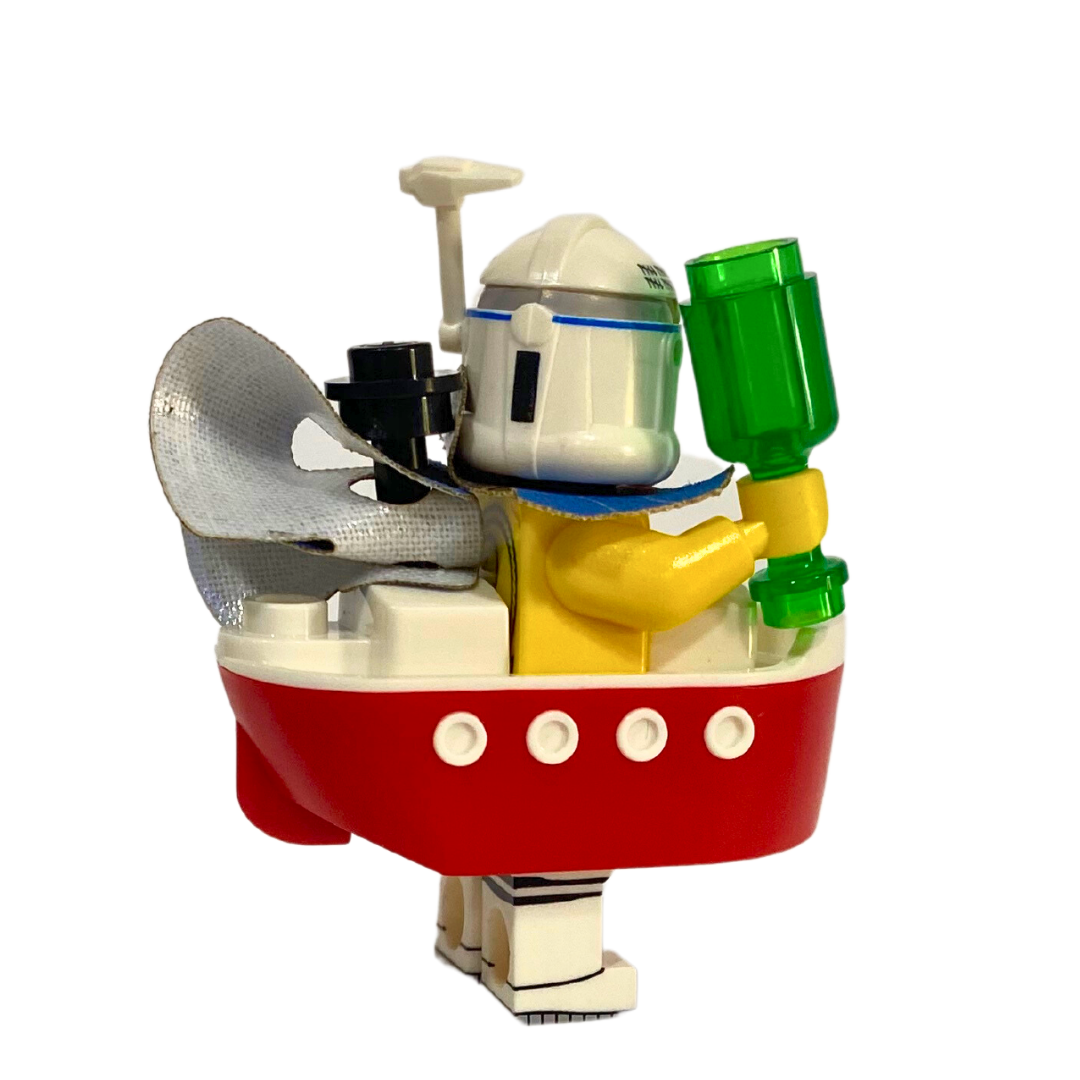 Deezbricks Custom Figure Series 1 Figure 4 "Boat Captain" – deezbricks