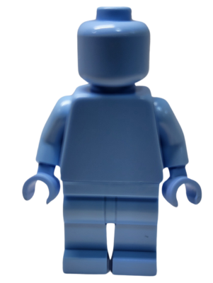 Bright Light Blue (Monochrome) Minifig – deezbricks