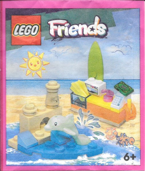Lego Friends Foil / Paper Pack #562304 Beach Shop and Dolphin – deezbricks