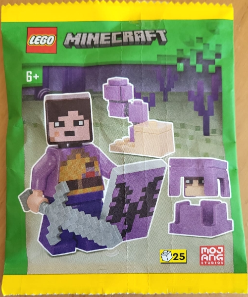 Lego Minecraft Foil / Paper Pack #662413 End Warrior with Shulker and ...
