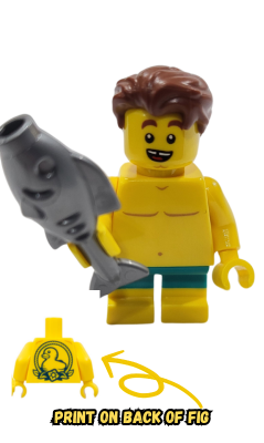 Beach Boy w/Fish – deezbricks
